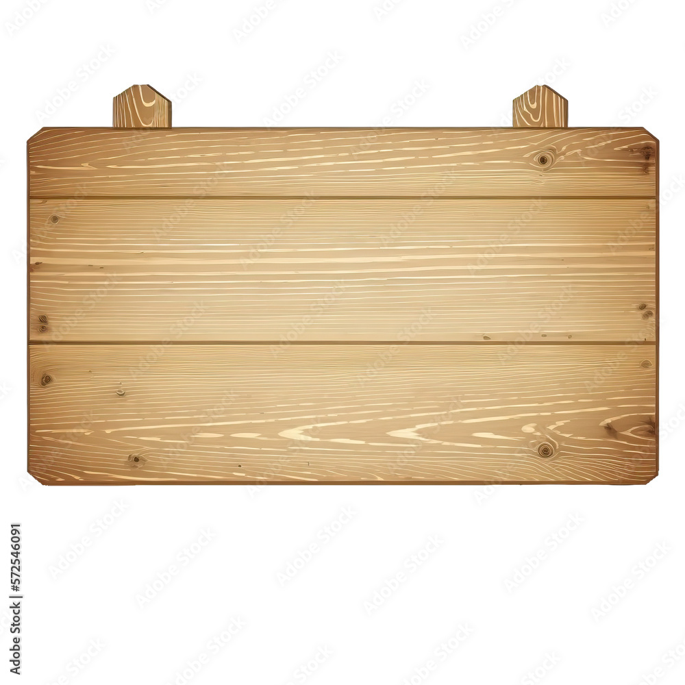 Sign wooden blank board, signboard PNG (Ai generated) Stock ...