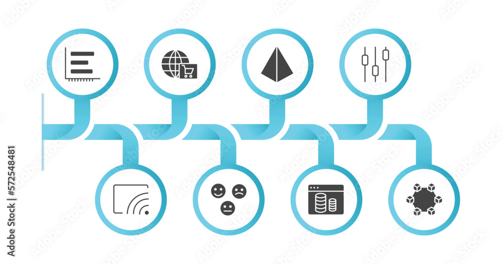 editable filled icons with infographic template. infographic for user ...