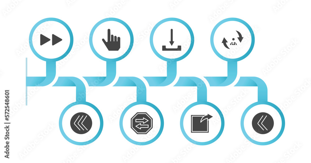 editable filled icons with infographic template. infographic for user ...