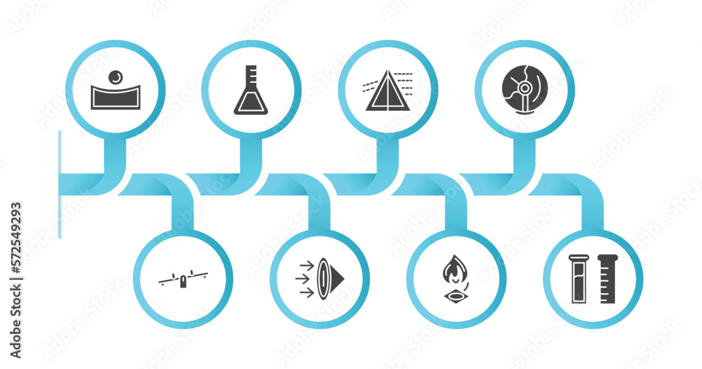 editable filled icons with infographic template. infographic for ...