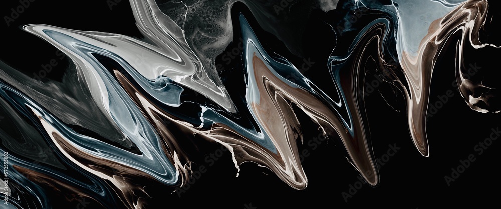 Modern colorful curved marble background, bright earth tones color ...