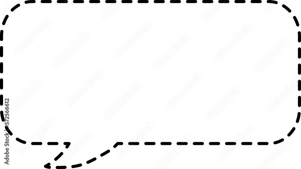 Dialog and message borders with arbitrary text fill Stock Illustration ...