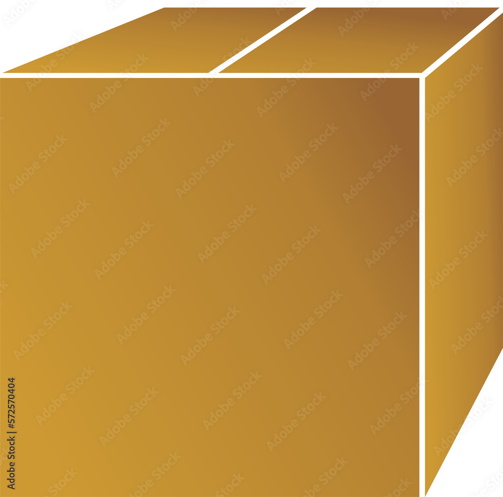 Box icon logo sign symbol brown design transparent background Stock ...