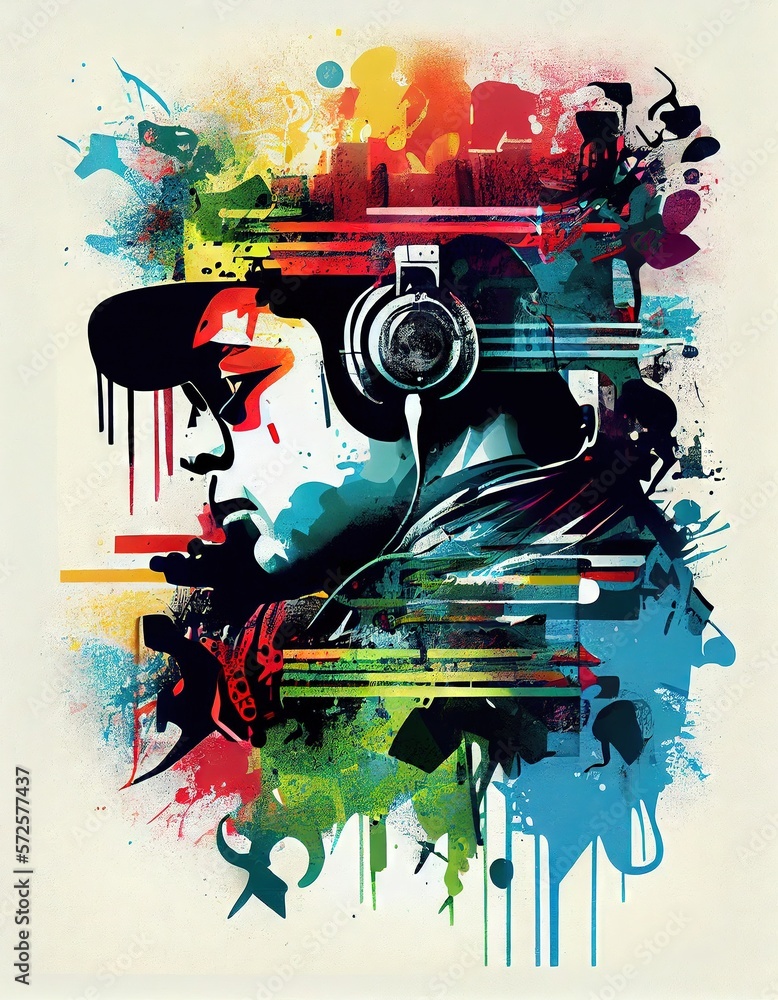 Music graphite poster, background, wallpaper. Printable artwork ...