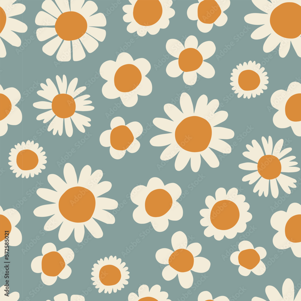 Vintage Daisy Pattern