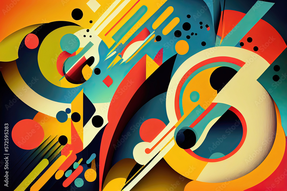 Abstract modern colorful background wallpaper design (Generative AI ...