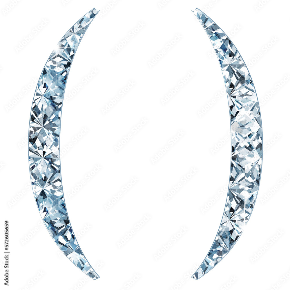 Shining Diamonds punctuation mark or symbol. Part of a set which ...
