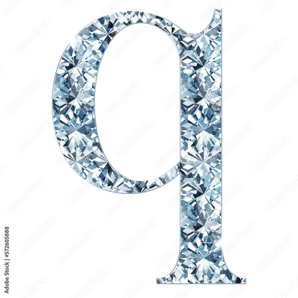 Shining Diamonds Alphabet or Font Set for luxurious and elegant design ...
