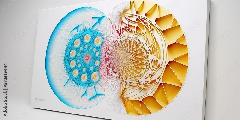 A visually striking image that showcases the capabilities of AI, such ...