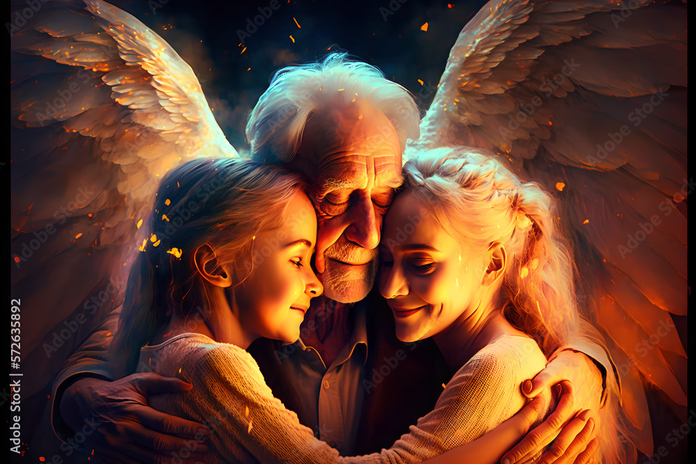 grandchildren, boys and girls, reunite with the guardian grandparents ...