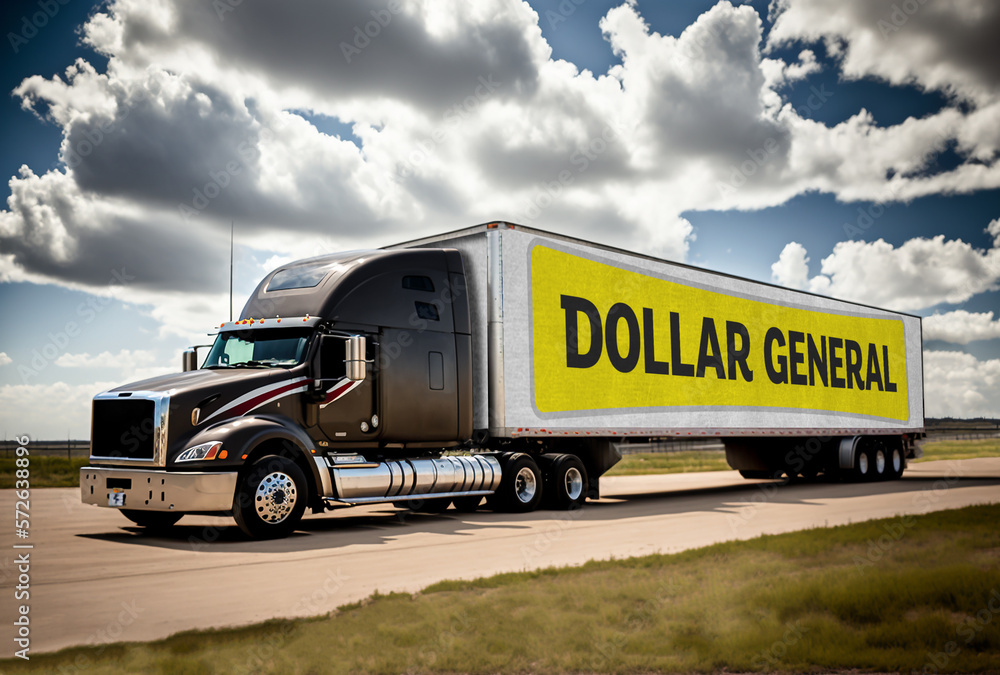 Delivery Truck for Dollar General Stock Photo | Adobe Stock