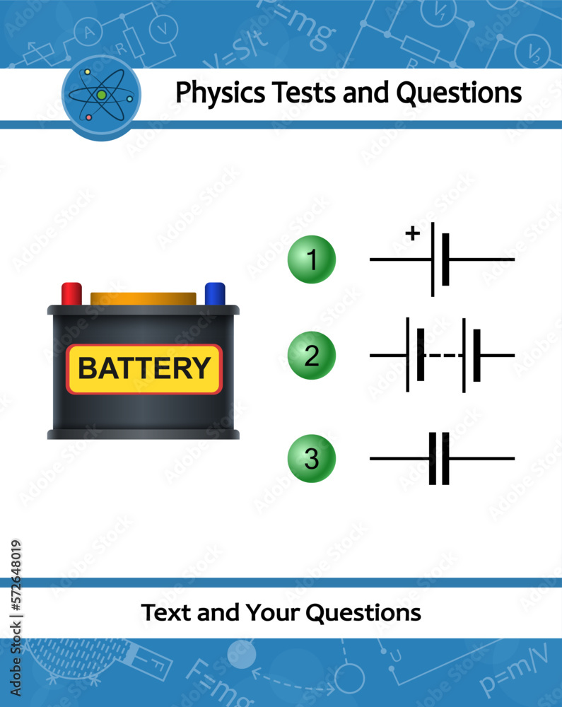 Accumulator battery. Electricity battery and icons electrical scheme ...