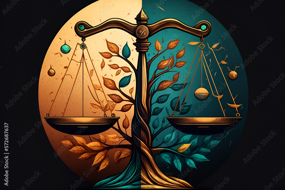 An illustration of a balance scale, symbolizing the need for equal ...