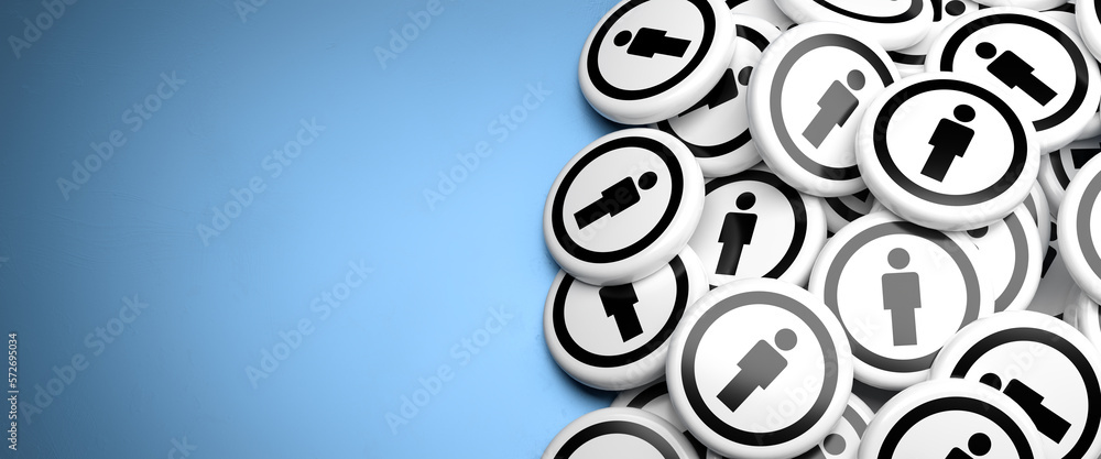 Icons for the creative commons license called BY (attribution) of the ...
