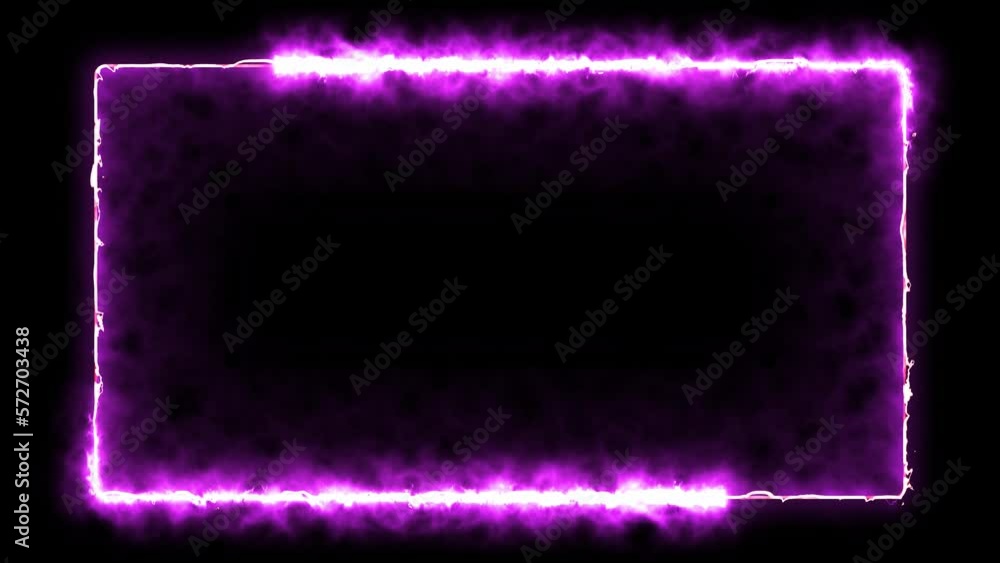 purple fire effect frame animation. repetition of burning fire effect ...
