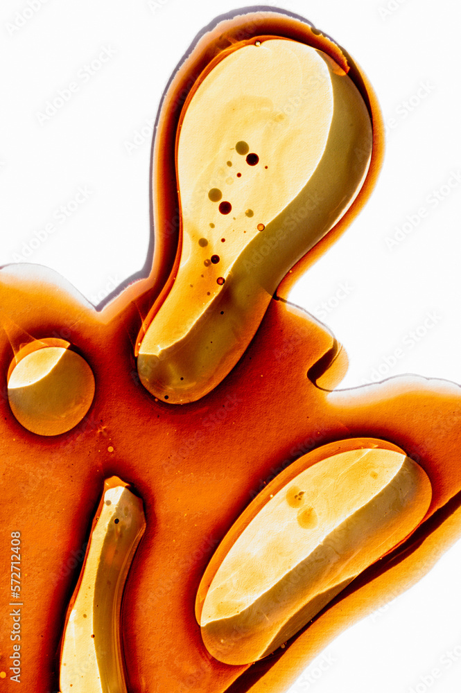 Abstract oil painting. Creative wet liquid illustrations. Fluid art ...