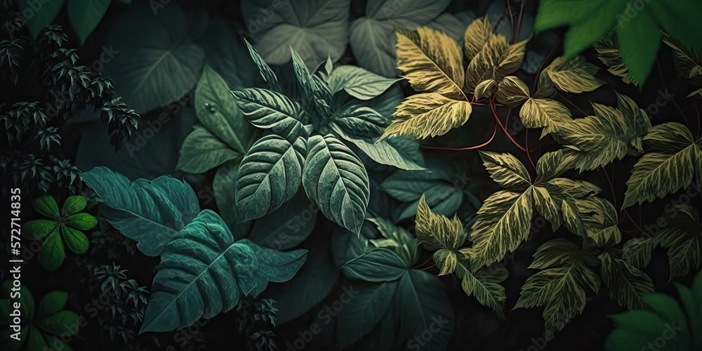 Photo & Art Print Forest plants texture wallpaper hd, photo-realistic ...