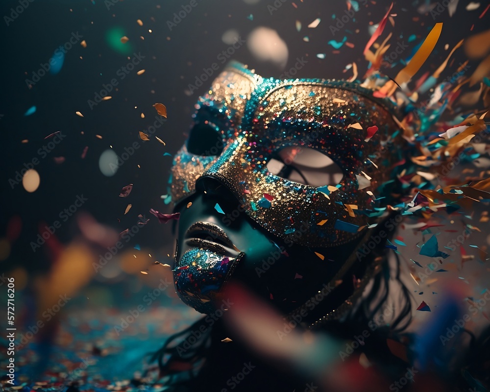 Brazil Carnival Falling Confetti, carnaval brasileiro, brasil, confetes ...