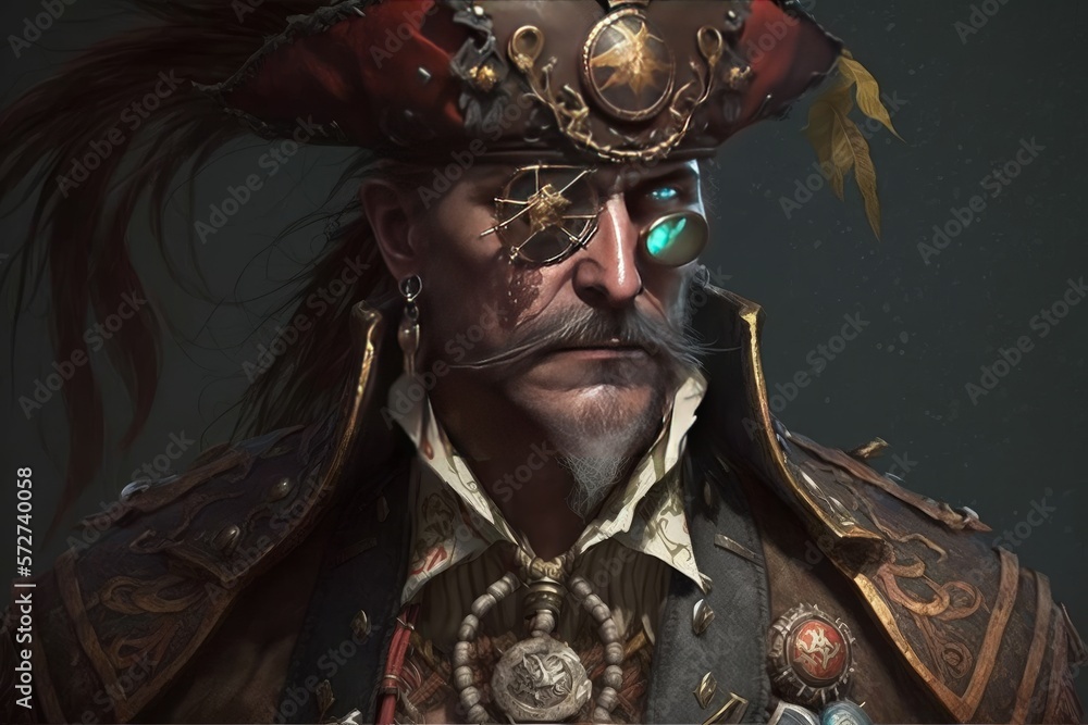 Meet the Award-Winning Pirate with Big Brown Eyes and Heart-Shaped Eye ...