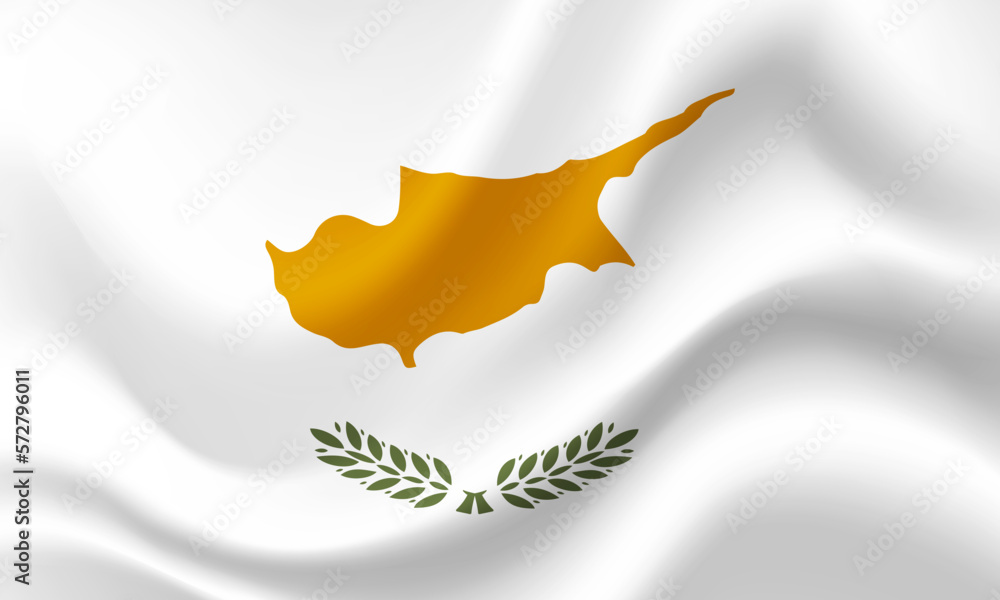 Flag of Cyprus. Cyprus flag. Official colors and proportion ...