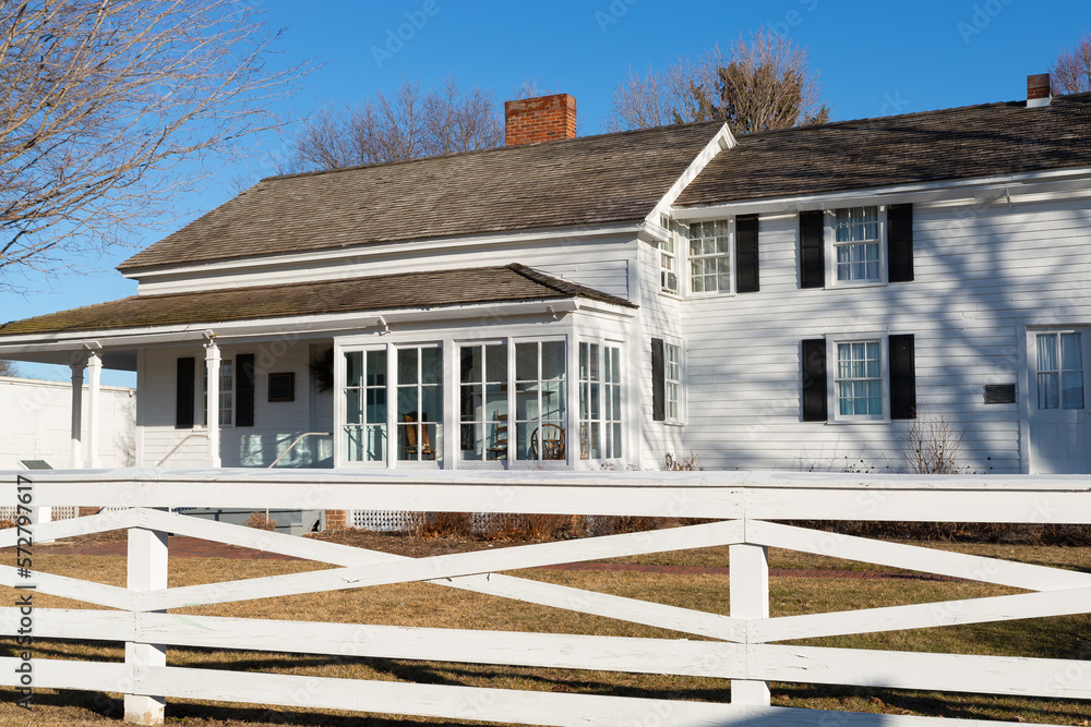 Lovejoy House. Stock Photo | Adobe Stock