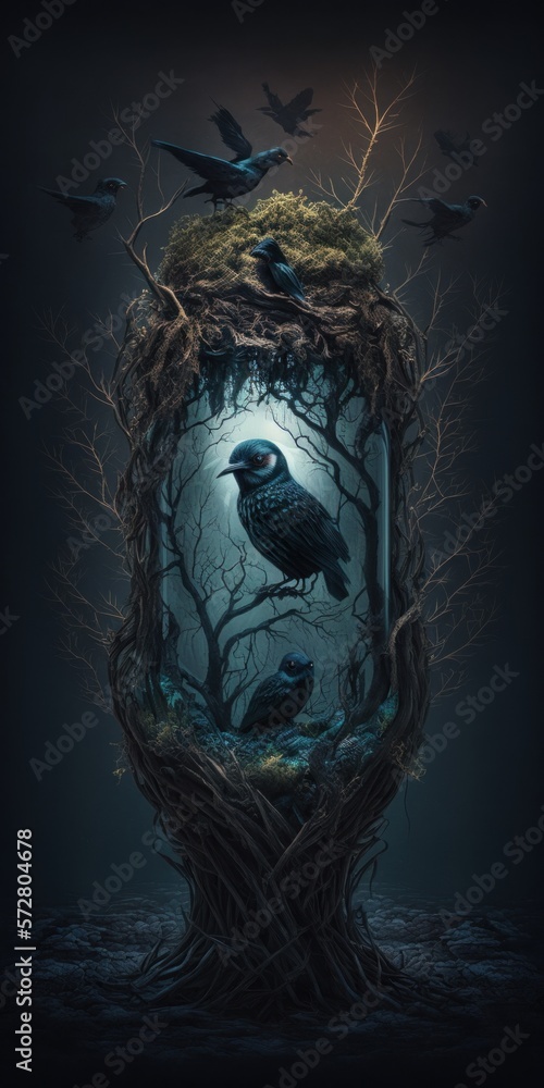 Dark Naturalism Mobile Background Wallpaper: Bringing the Beauty of ...