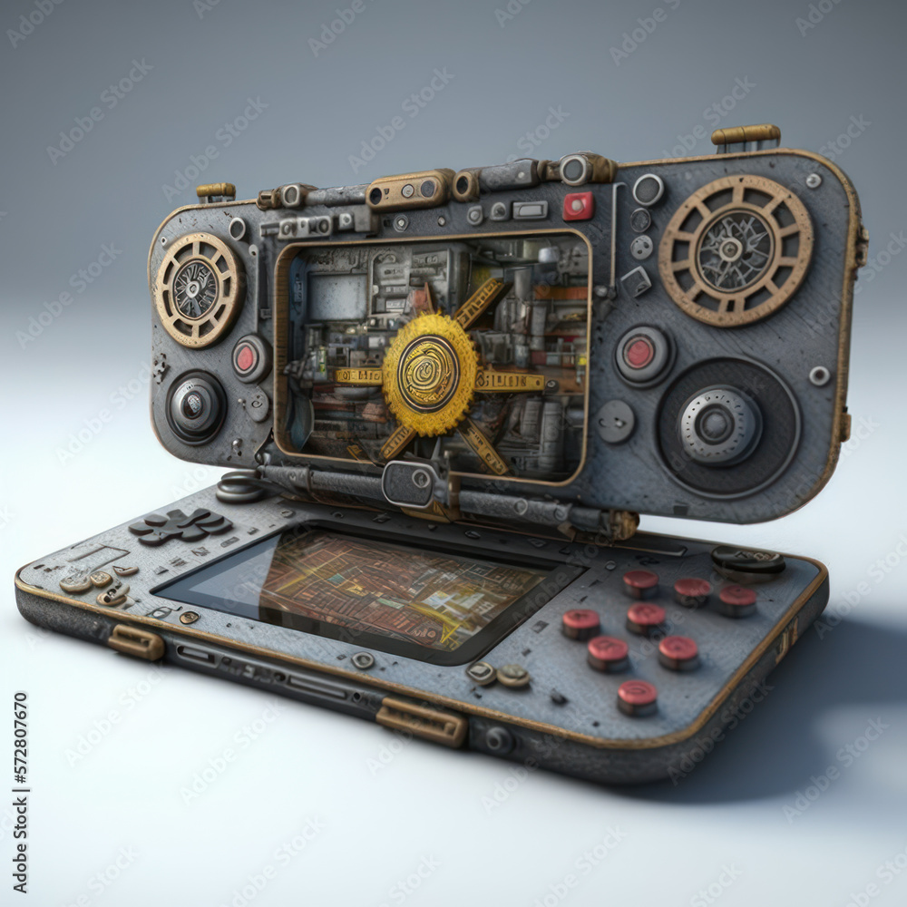 Concept of new futuristic wireless video game controller and devices ...