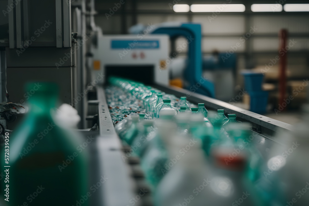 Industry Plant for sorting and processing plastic and paper waste ...