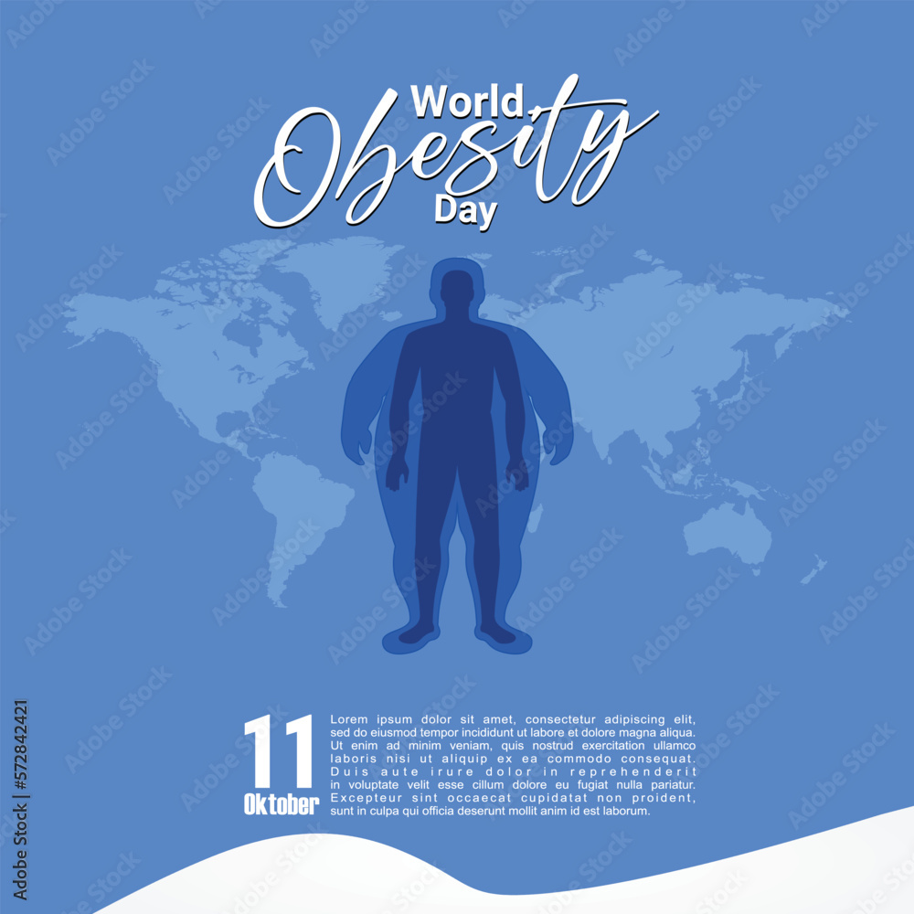 vector graphic of world obesity day good for world obesity day ...