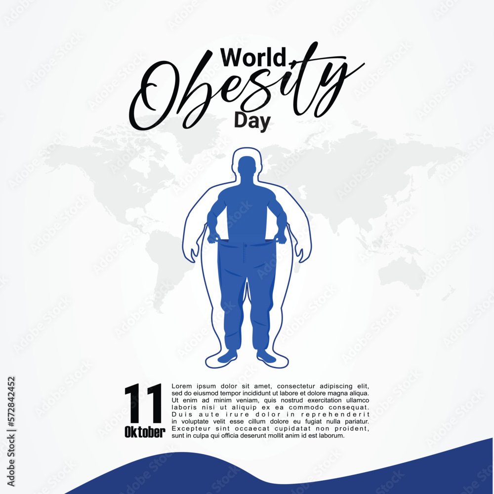 vector graphic of world obesity day good for world obesity day ...