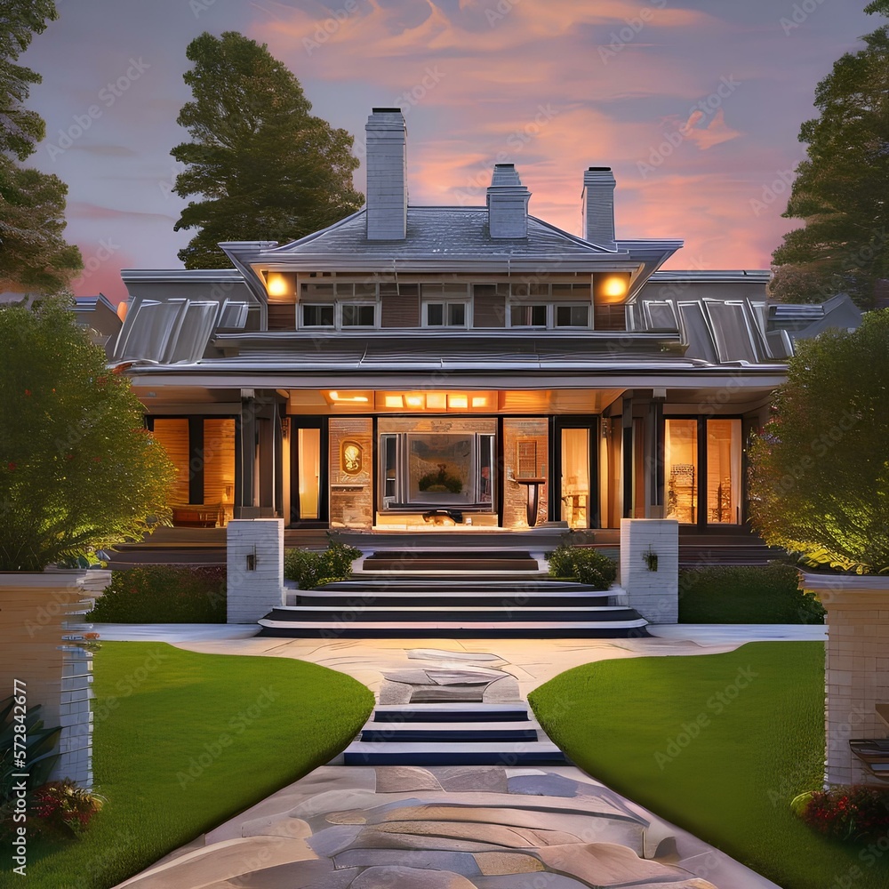 The owner of this home is an avid art collector, and the house reflects ...