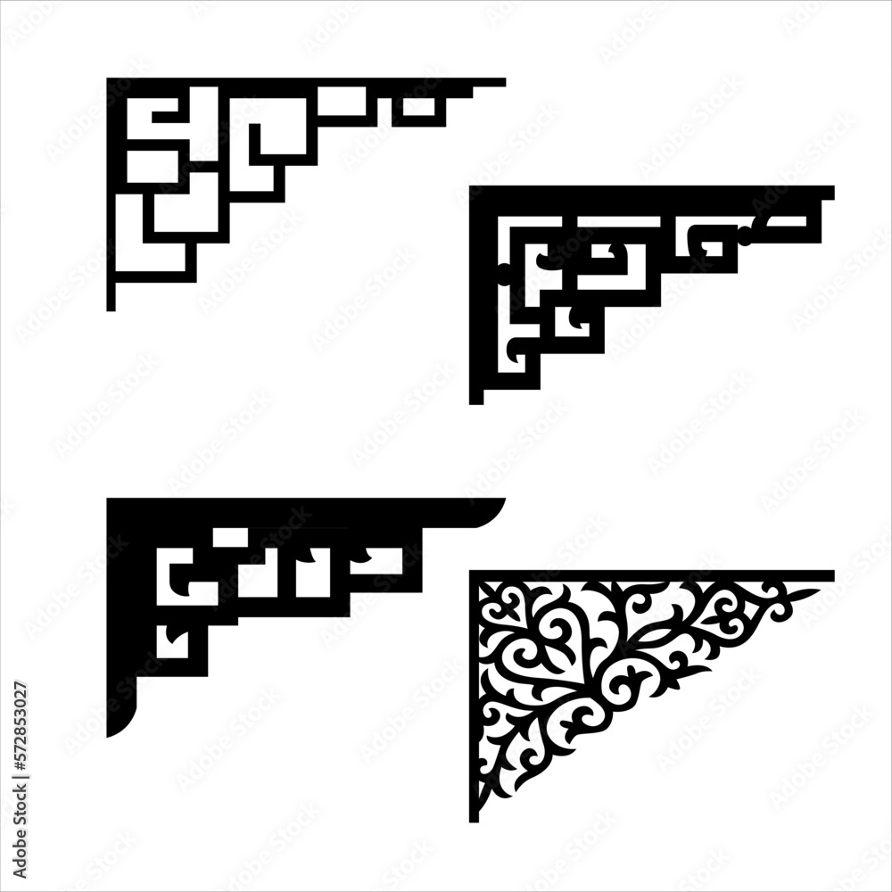 Laser cutting design for temple, Mandir Jali, Partition arch for temple ...