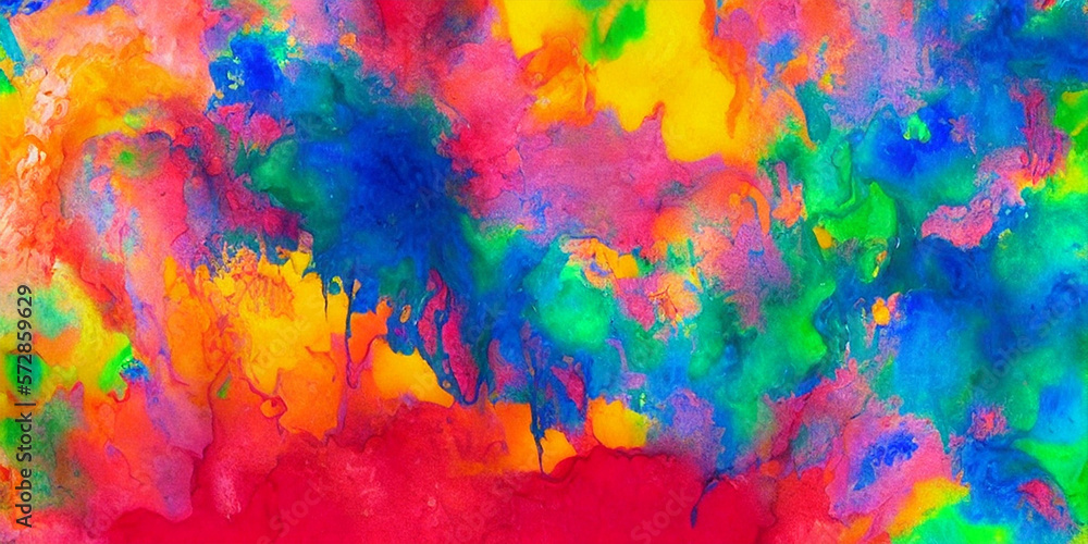 Abstract Vibrant Glowing beautiful colors eye-catching and inspiring ...