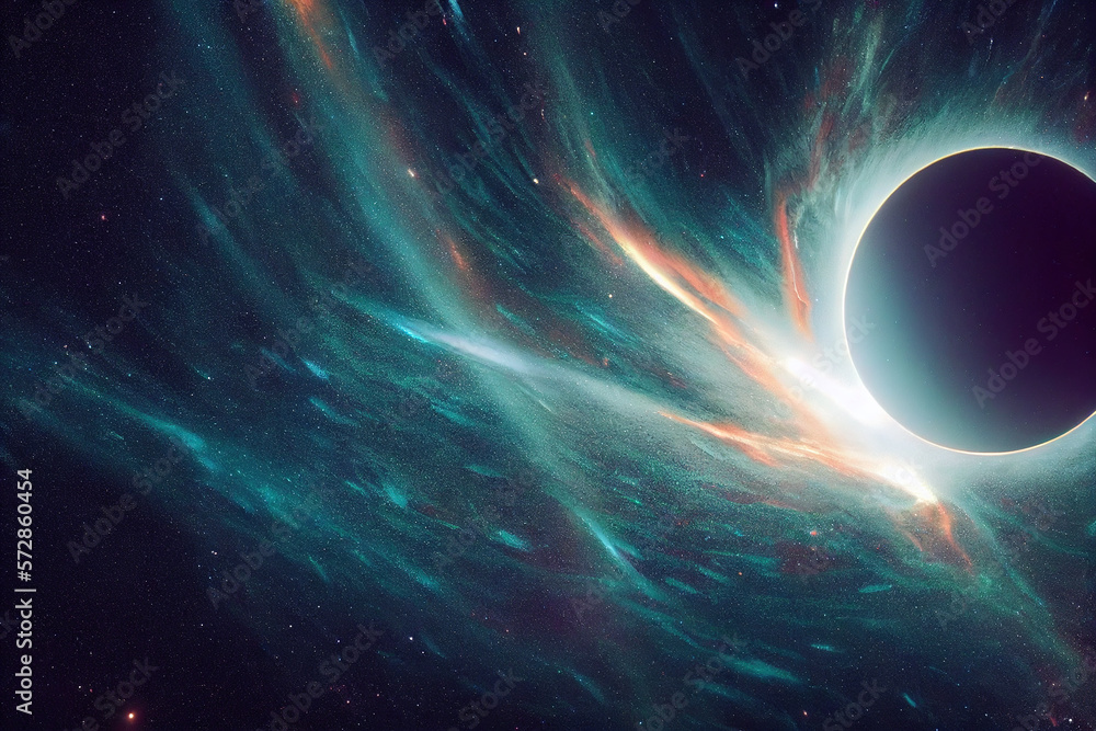 Splendid scenic outer space vibrant color starry galaxy universe in ...