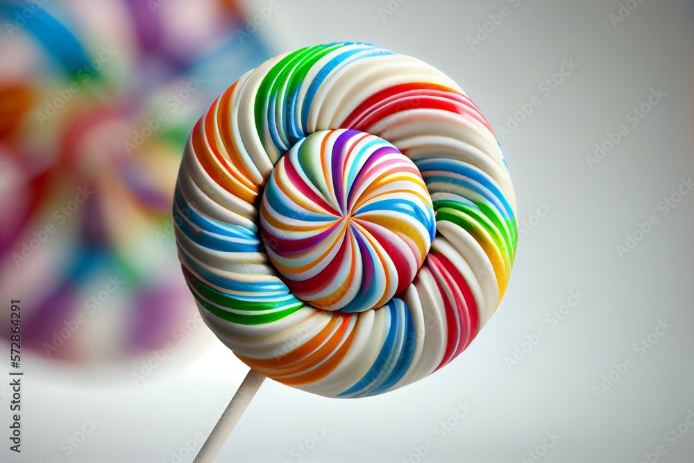 lollipop, high definition, white background - Photorealistic, Closeup ...