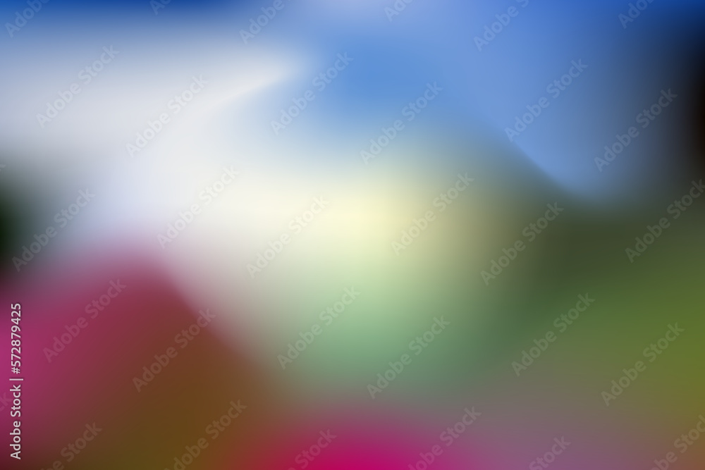 Basic RGB Abstract gradient blurred pattern colorful with realistic ...
