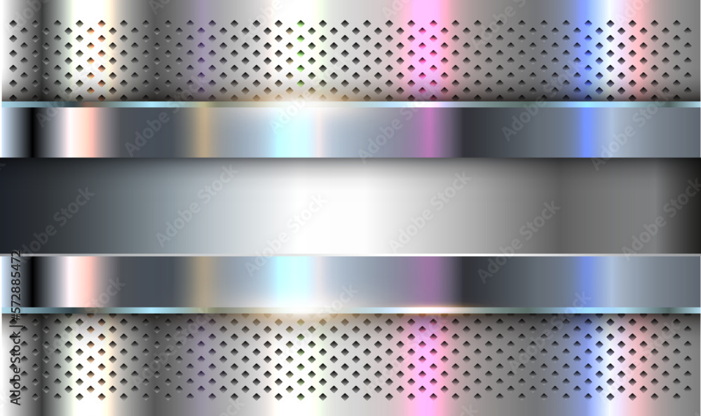Metallic silver background with opalescent pearl colors, interesting ...