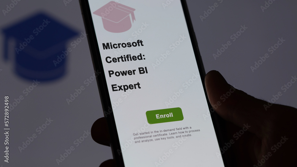 Microsoft Certified: Power BI Expert program. A student enrolls in ...