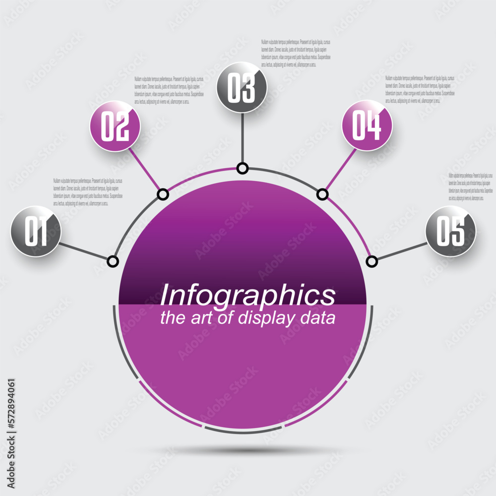 Infographic template for modern data visualization and ranking and ...