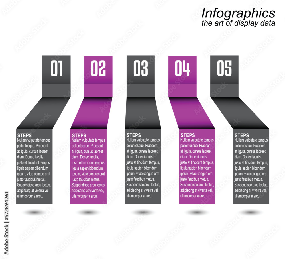 Infographic template for modern data visualization and ranking and ...