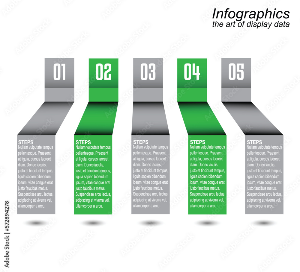 Infographic template for modern data visualization and ranking and ...