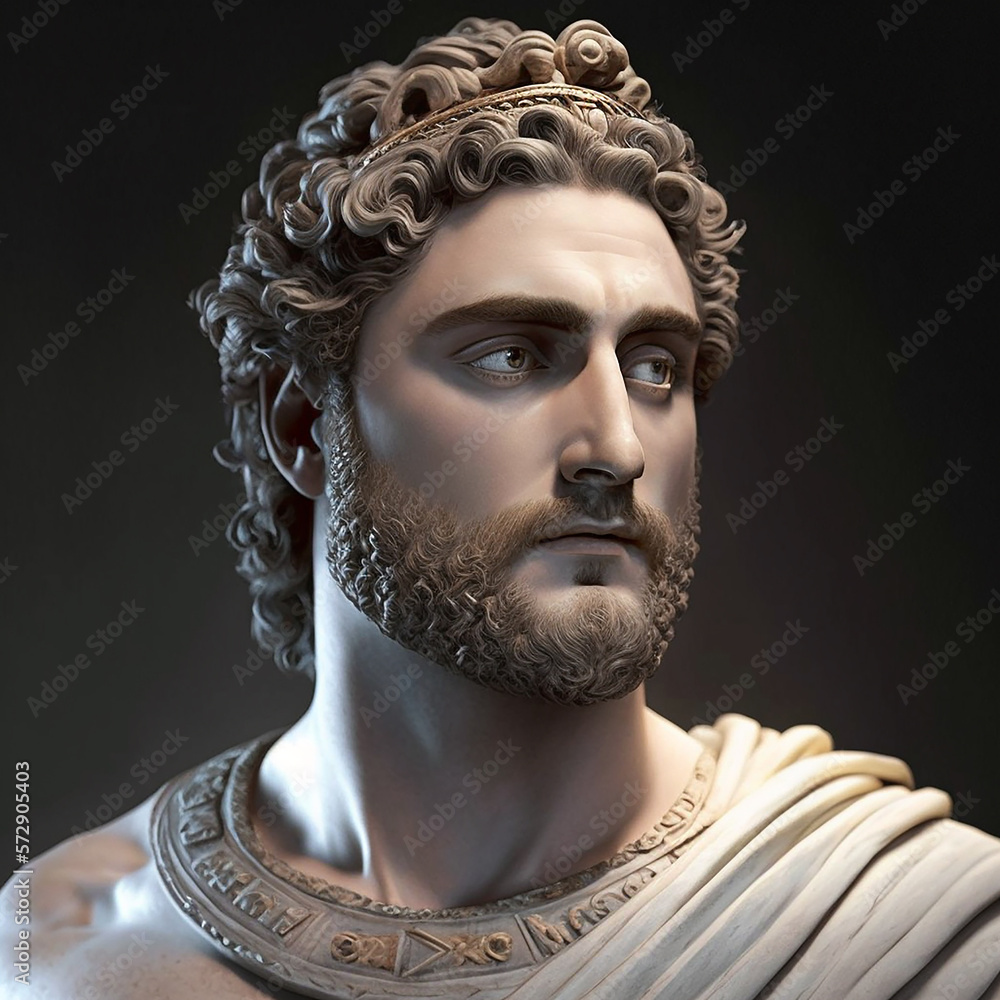 Roman empire. Roman emperor Commodus (177–192 CE). Created with ...