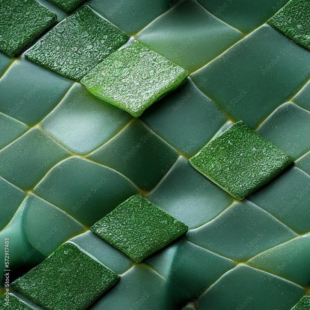 texture green tiles Stock Illustration | Adobe Stock