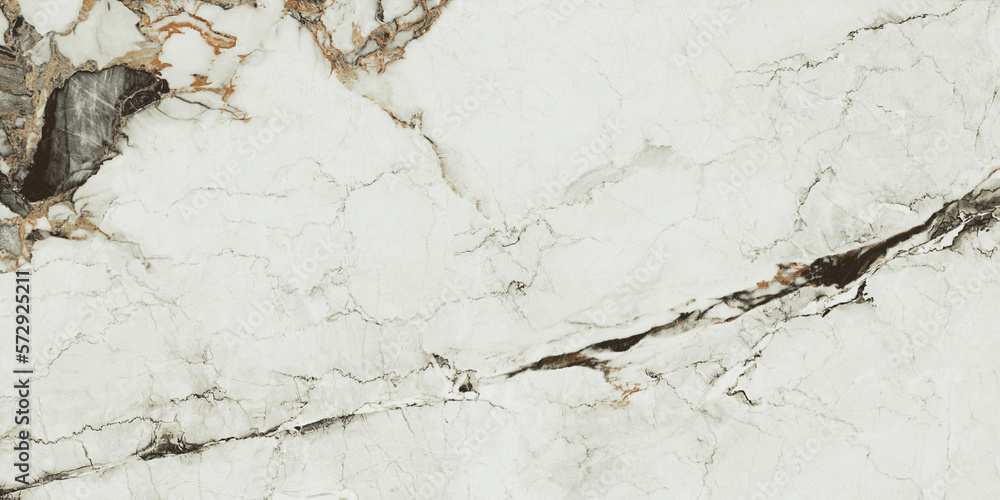 Cream Marble Texture Background, Dark colour full vain on surface ...