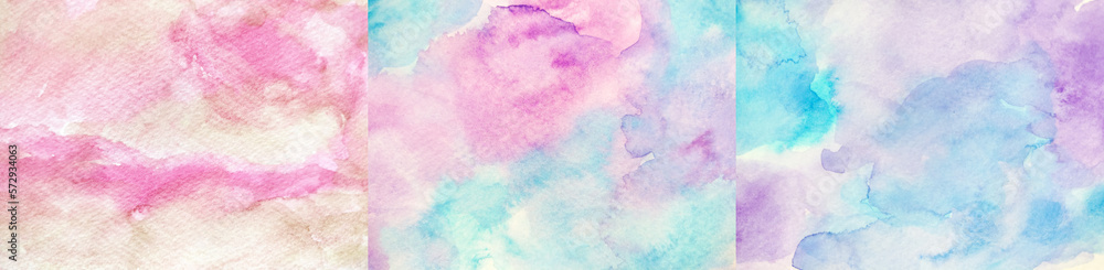 watercolor and texture color on peper artistic splash ink abstract ...