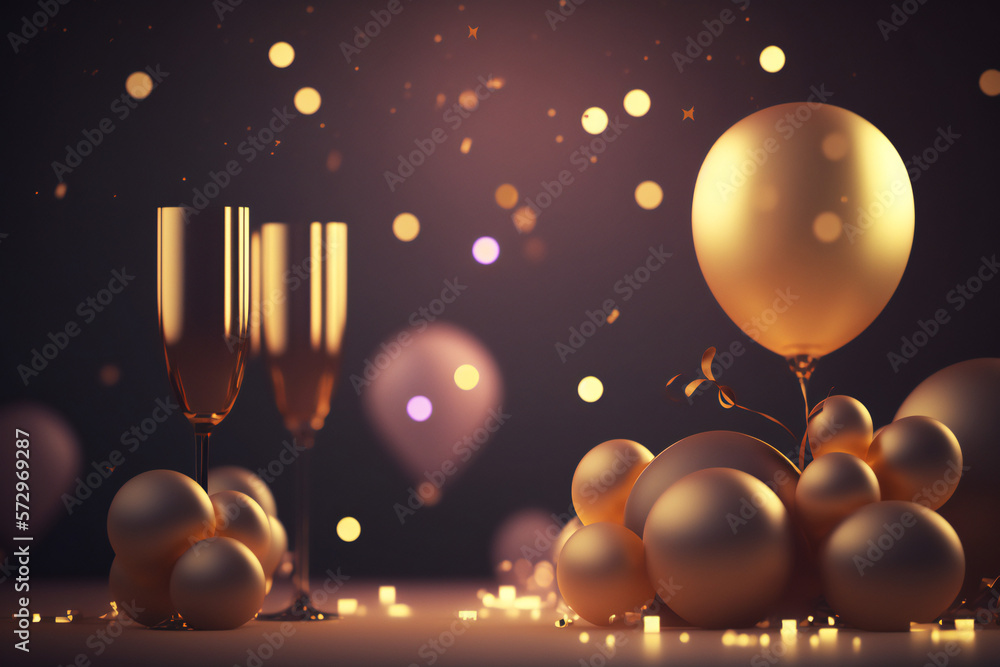 beautiful celebration minimalist backgroun design consept Stock ...