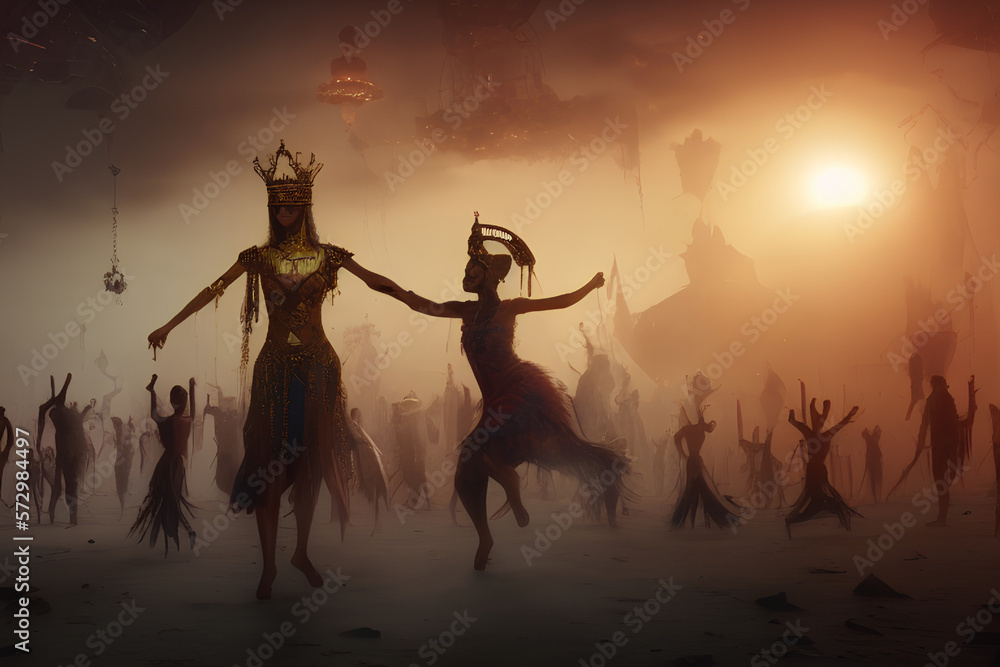 mummy-dancing-carnival--abstract-ultra-realistic-4k---chaos-2500-epic ...