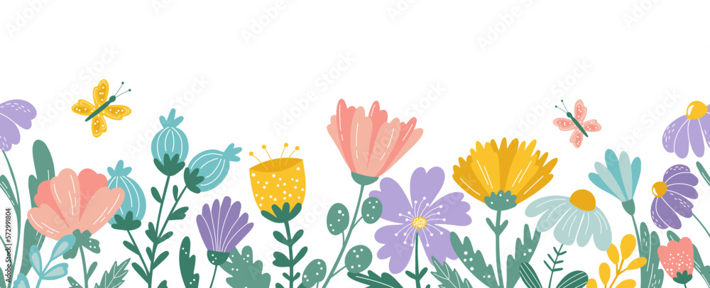 Flower Garden Vector