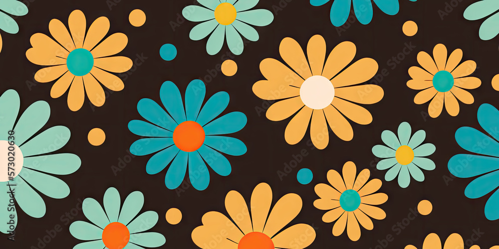 fond d'écran fleurs multicolore, fleuri, floral, champêtre Stock ...