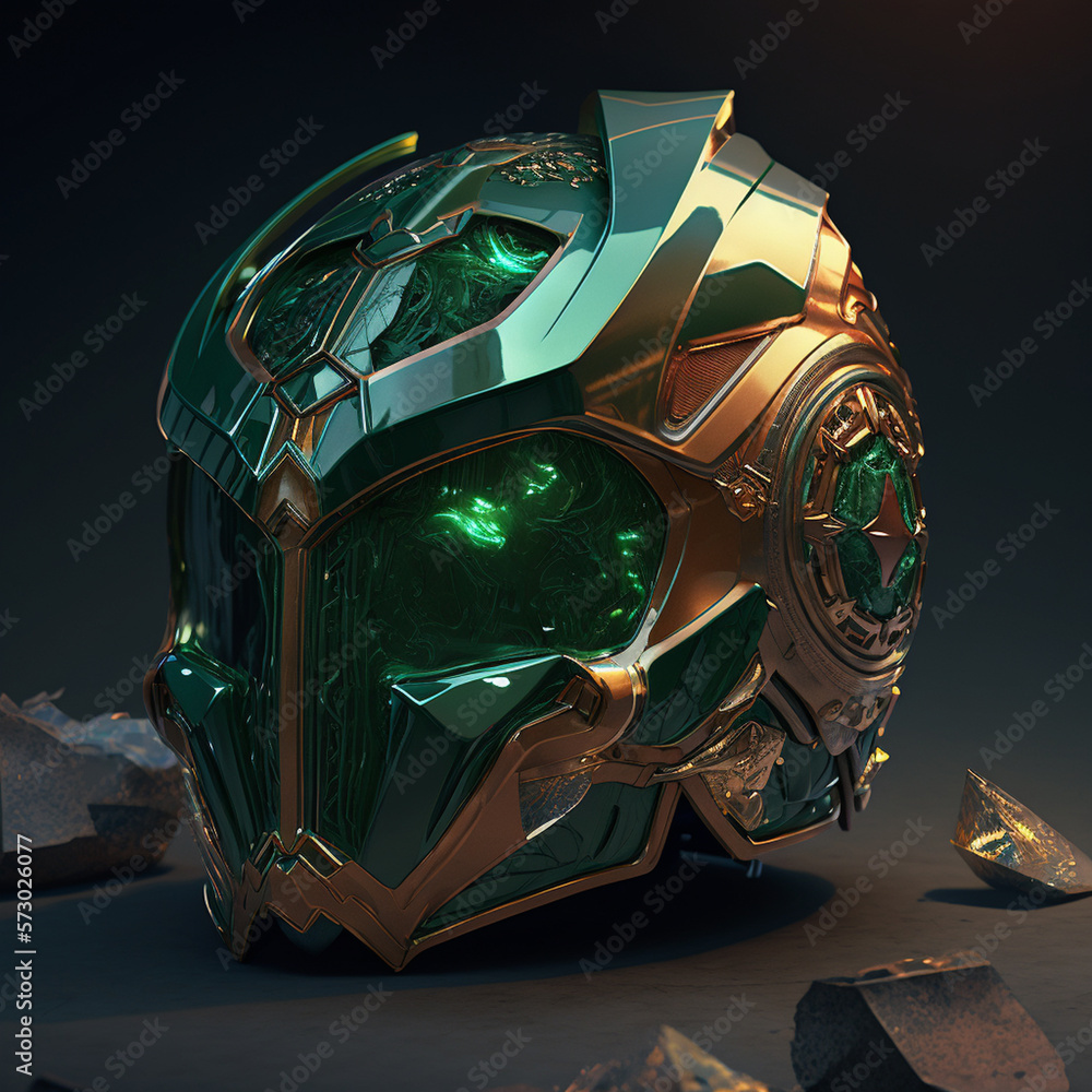 Superheroes Helmet Concept, 3D realistic helmet concept for movie ...
